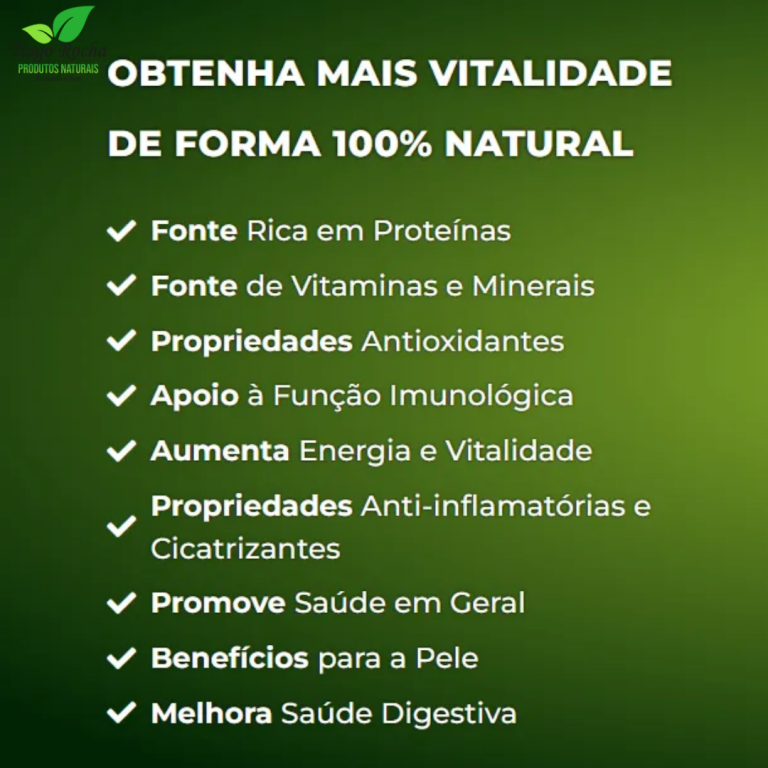 Ora Pro Nóbis 120 cápsulas 500mg - Produtos Naturais Tiago Rocha
