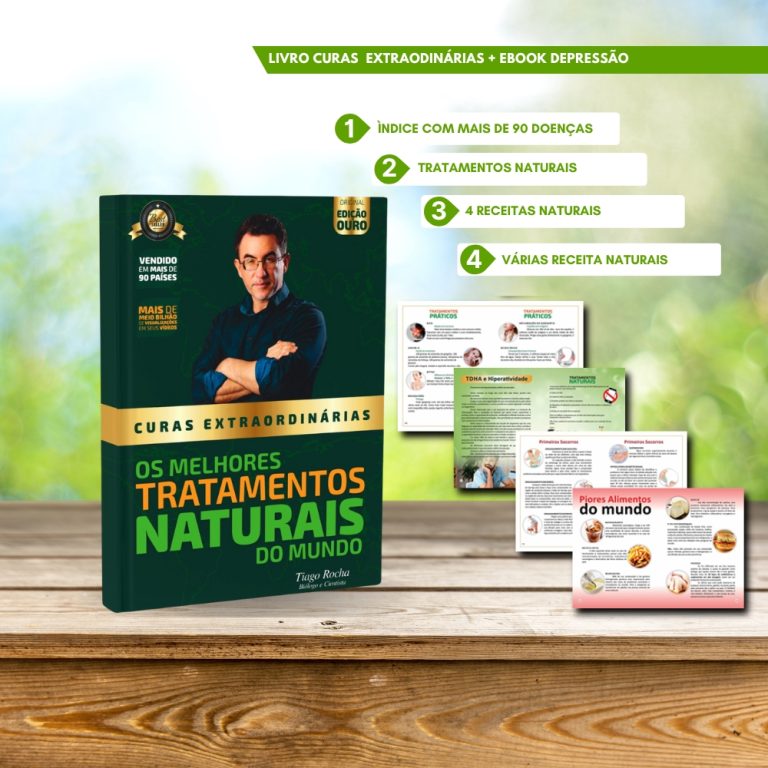 Coleção Livros Exclusivos Tiago Rocha - Produtos Naturais Tiago Rocha